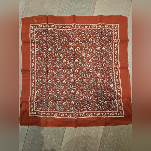 Sezane | Accessories | Nwt Sezane Red Le Foulard Square Scarf 2x20 New ...